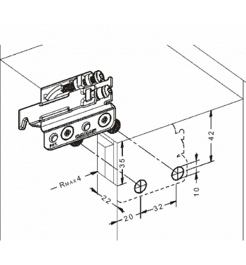 Zawieszka meblowa camar 801 l+p - Inizio