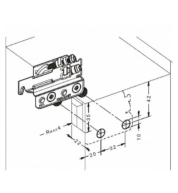 Zawieszka meblowa camar 801 l+p - Inizio